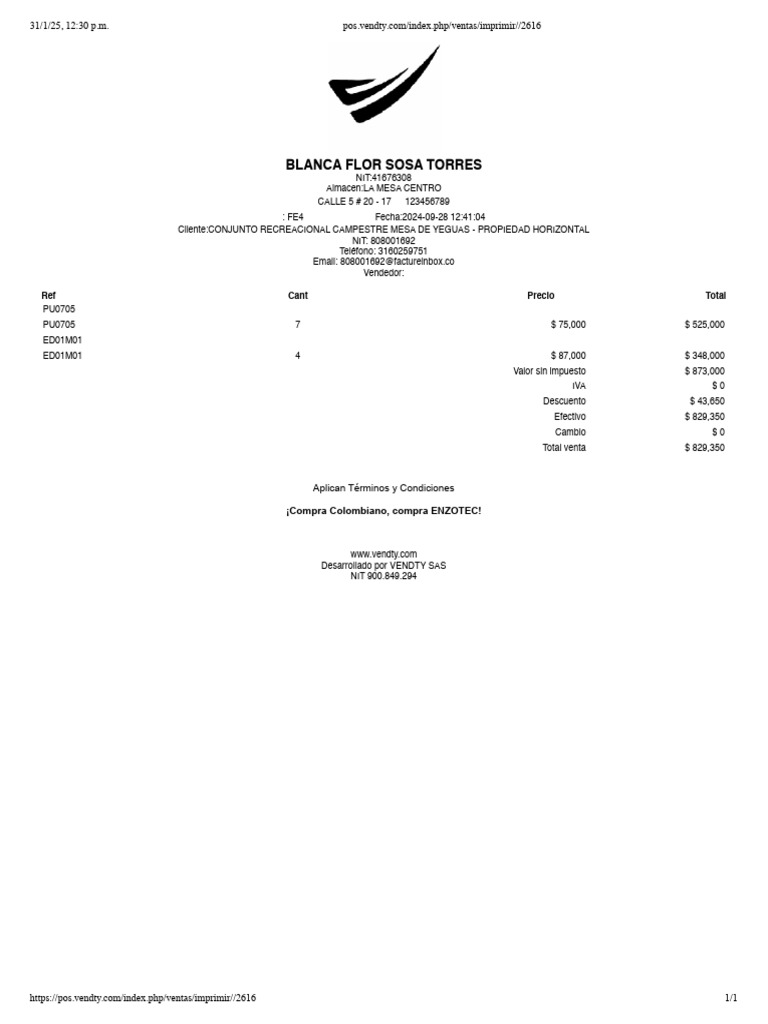 Index - PHP Ventas Imprimir 2616 | PDF