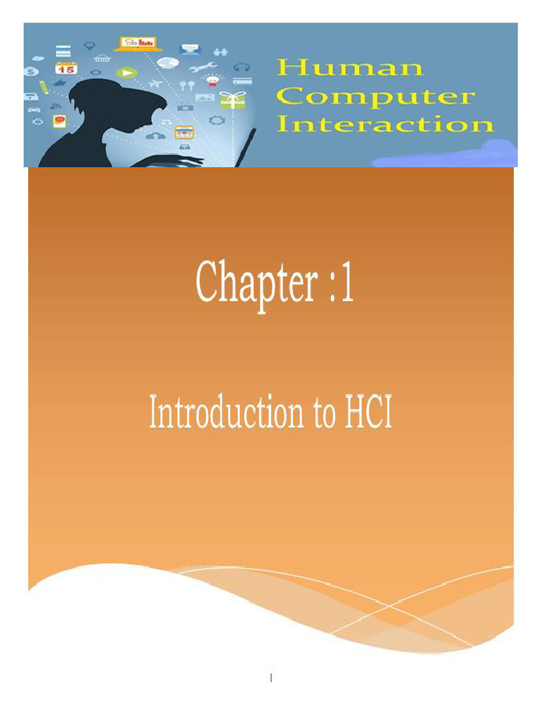 HCI Chapter 1 | PDF