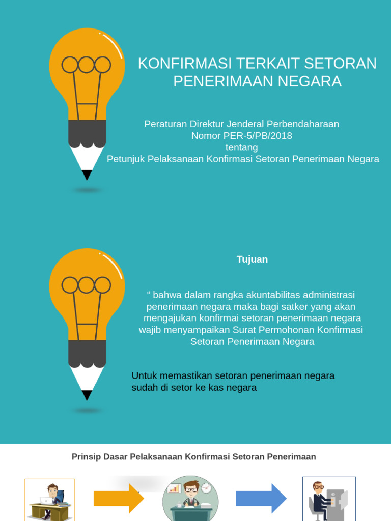Materi Konfirmasi Setoran Penerimaan Negara GKM | PDF