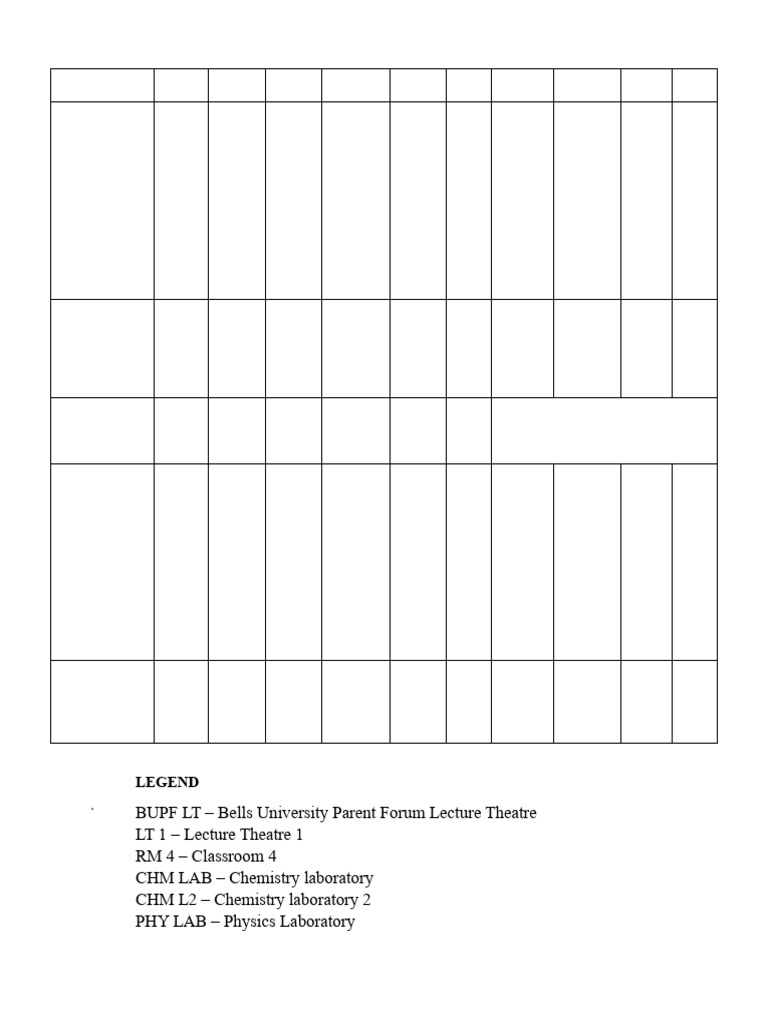 2nd Semester Time Table PDF | PDF