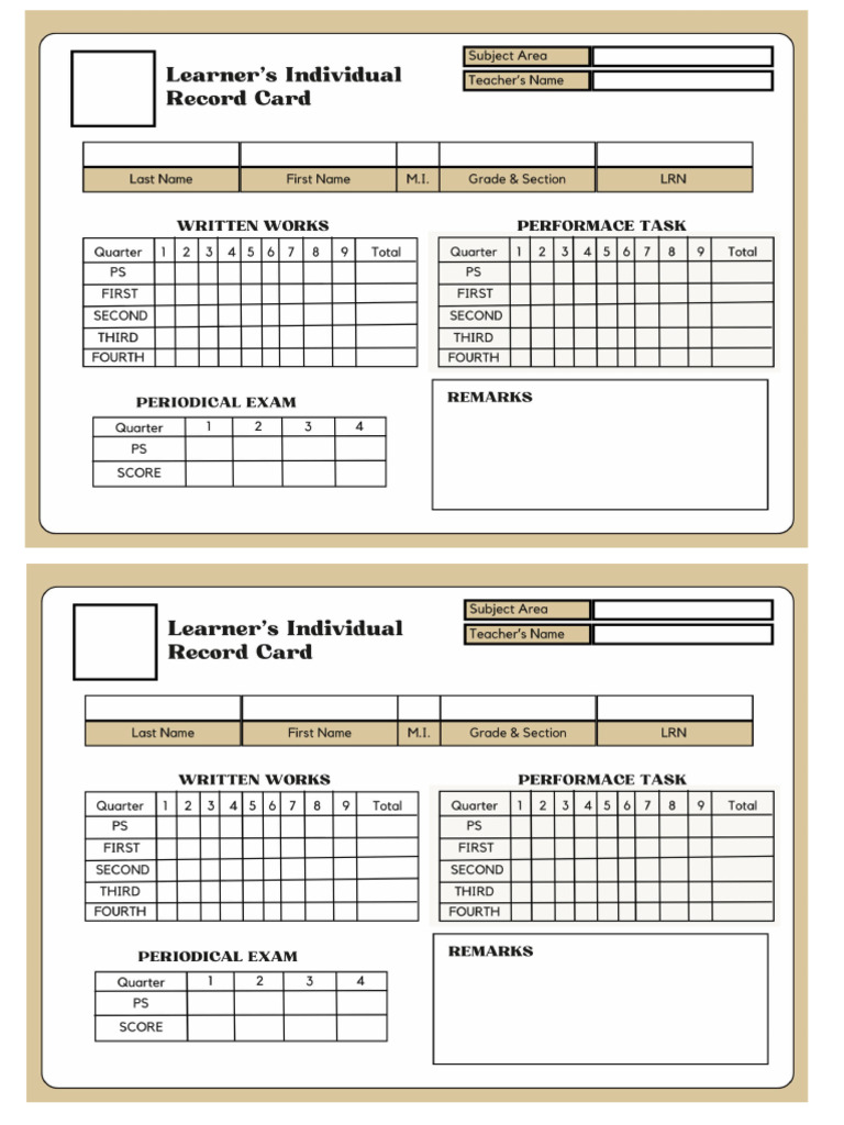 learners-card | PDF