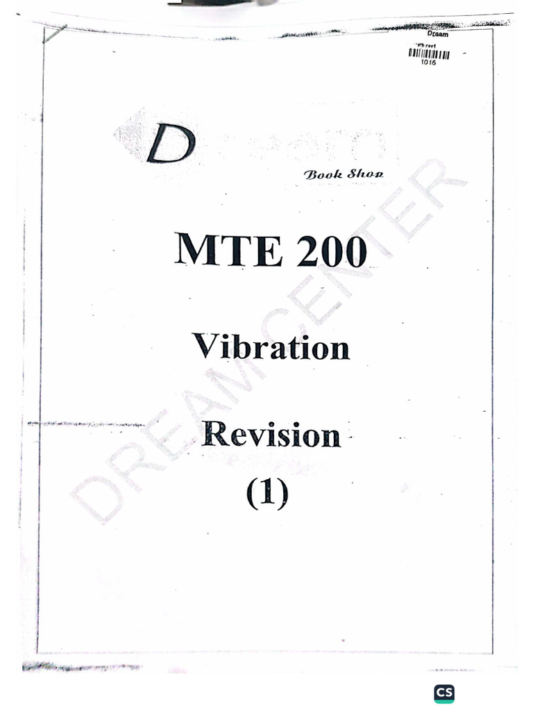 vibration rev 1 | PDF