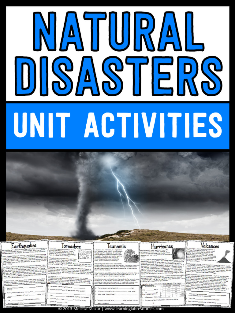 Unit Activities | PDF | Volcano | Tornadoes