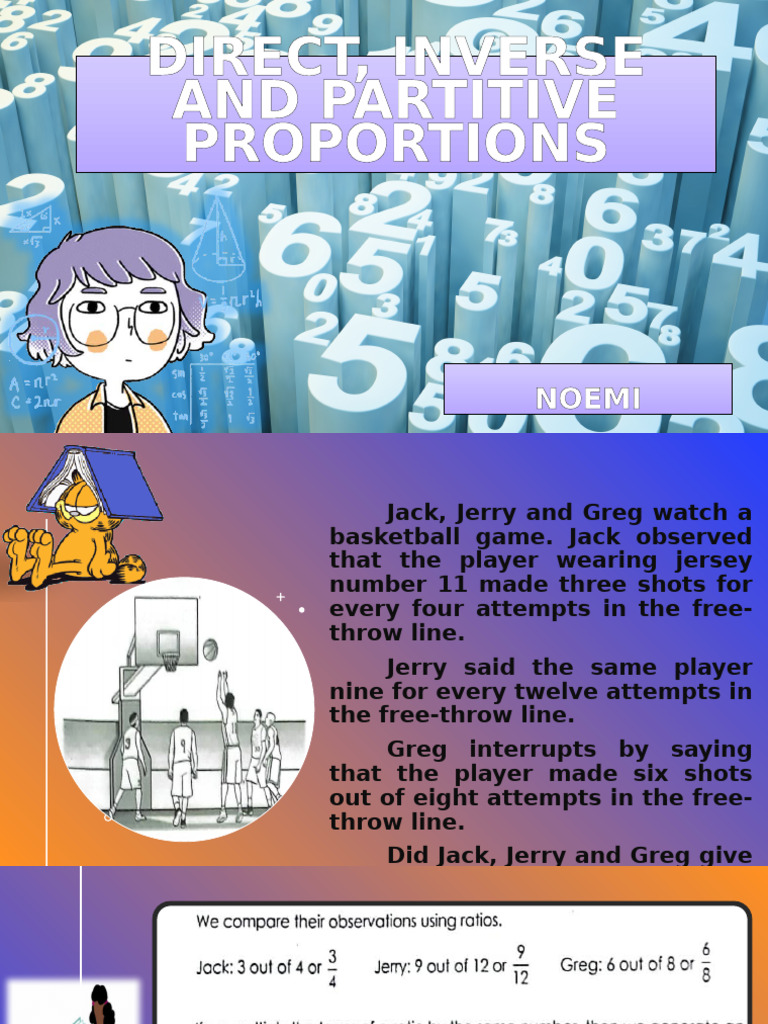 Direct, Inverse and Partitive Proportions | PDF