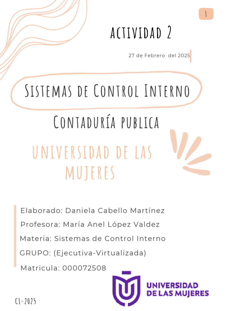 Act. 2 Sistema de Control Cuest | PDF | Ingeniería de confiabilidad