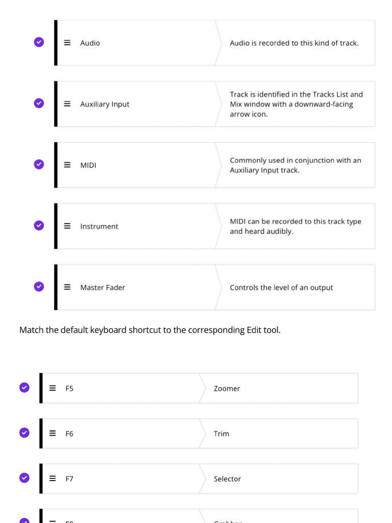 Pro Tools Review Notes 110 | PDF