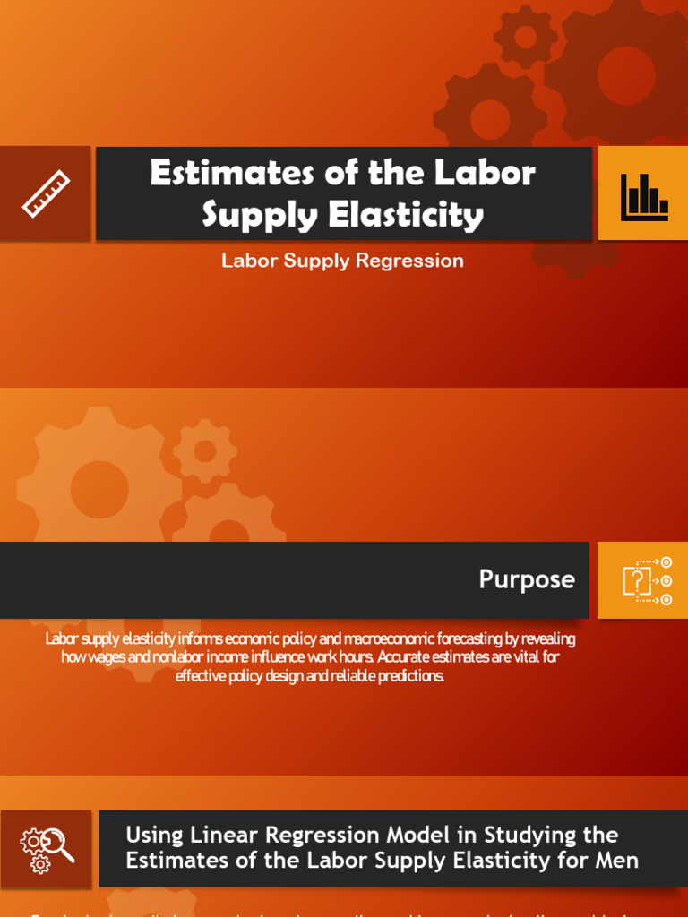 Labor Supply Elasticity Estimates for Men | PDF | Labour Economics ...