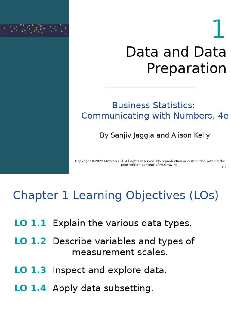 Jaggia4e - Chap001 - PPT 2 I | PDF | Level Of Measurement | Statistics