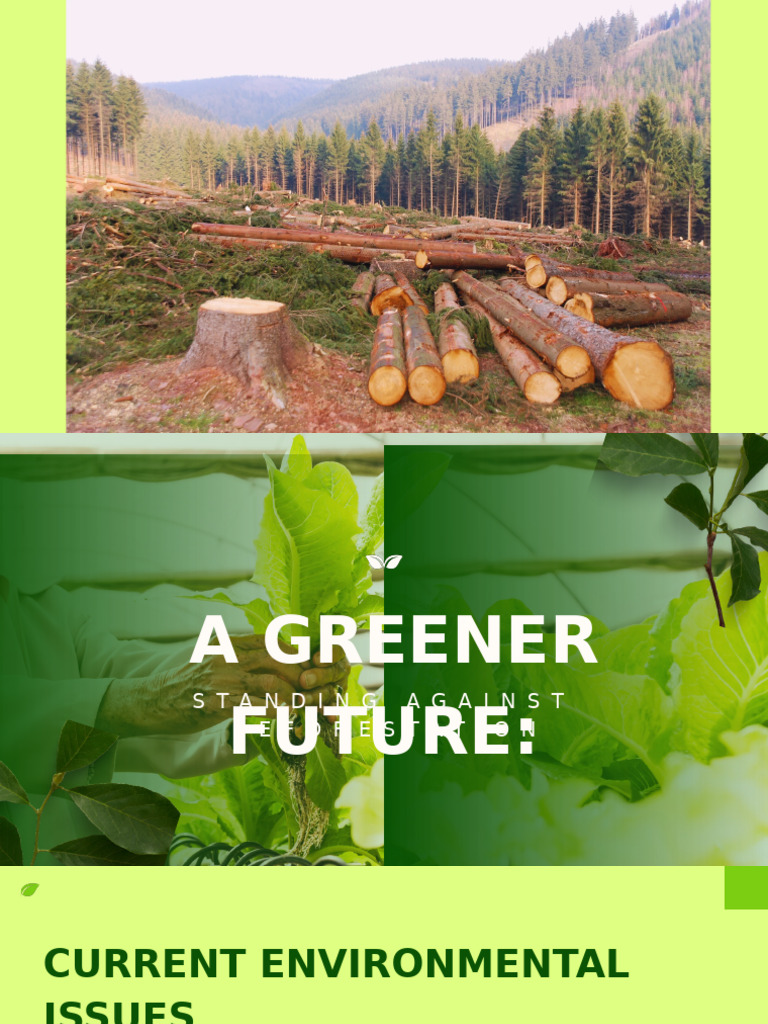 A Greener Future What Can We Do Today | PDF