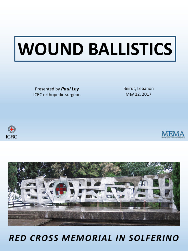 Wound BALLISTICS Paul Ley | PDF | Bullet | Cartridge (Firearms)