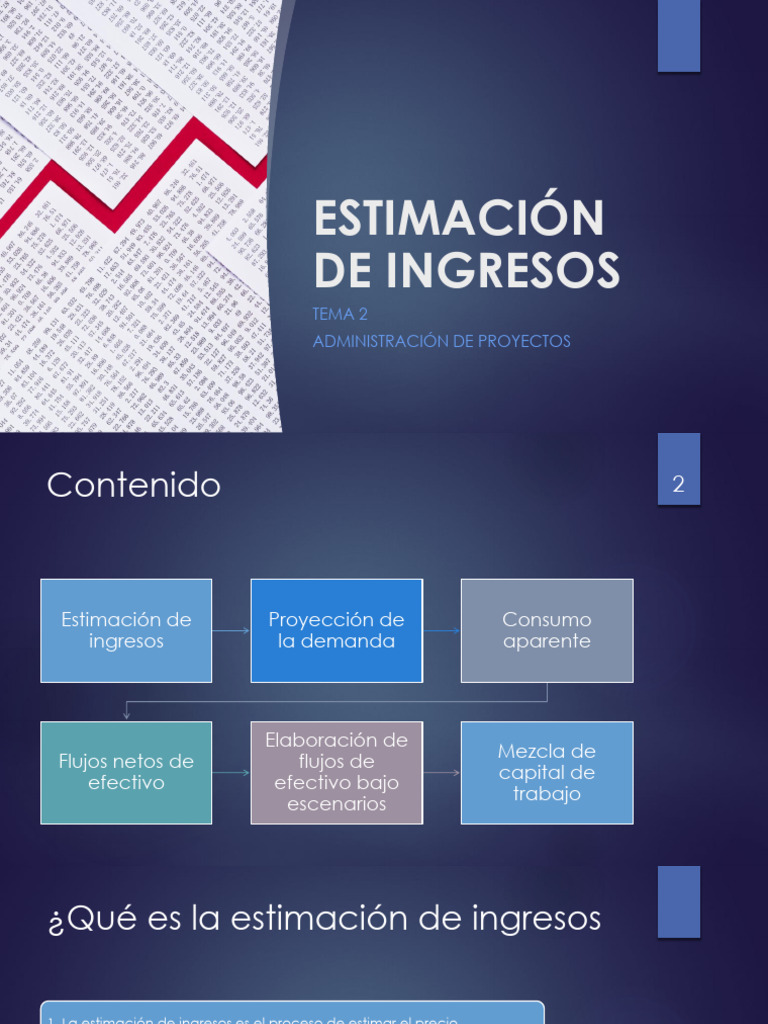 Estimación de Ingresos | PDF | Capital de trabajo | Business