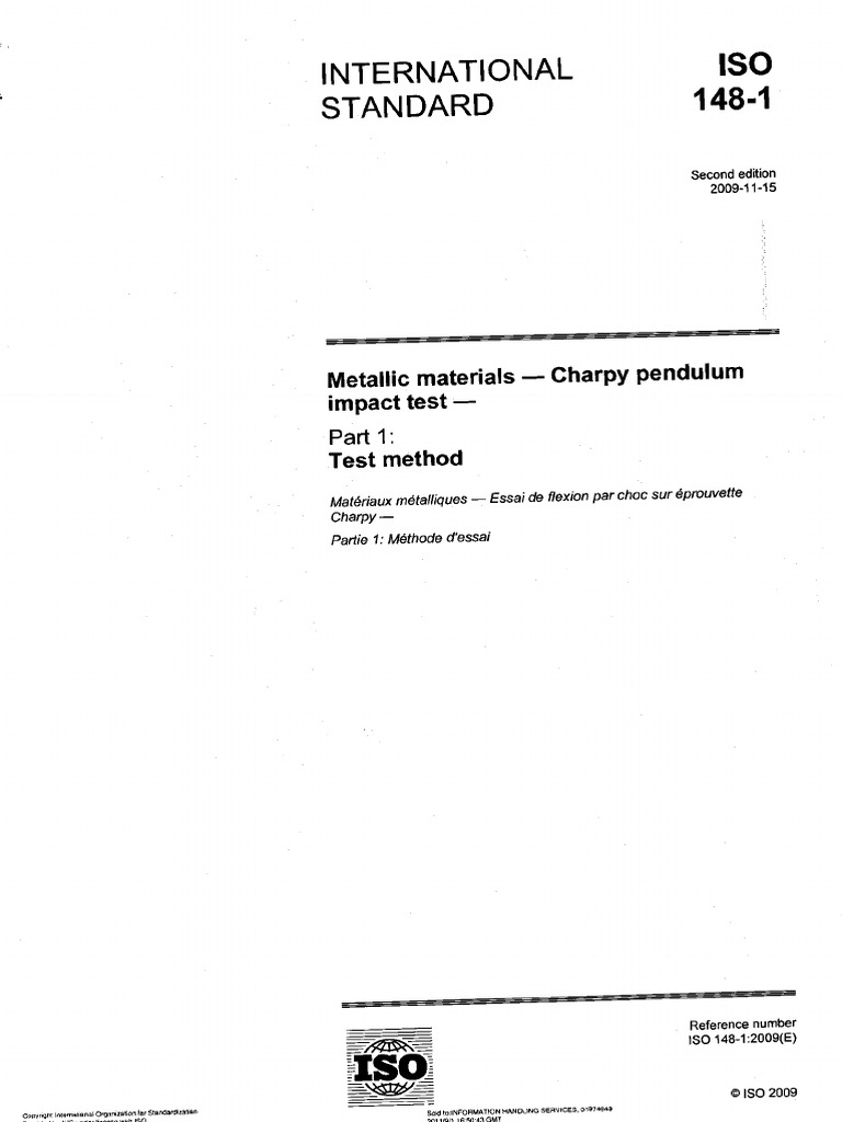 ISO-148-1-2016 | PDF