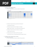 U9L04 - Exploring Two Columns | PDF | Scatter Plot | Part Of Speech