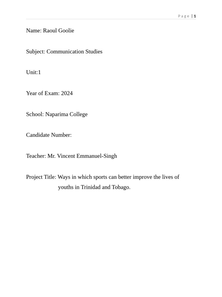Communication Studies IA | PDF