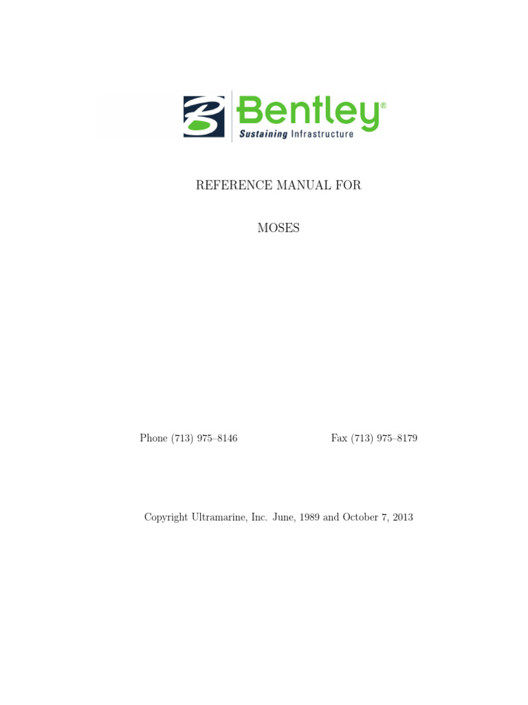 MOSES Manual | PDF | Graphical User Interfaces | Window (Computing)