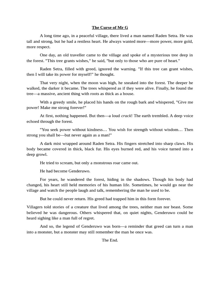 The Origin of MR G | PDF