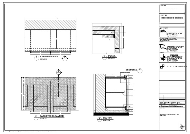 AD-110-04 Cabinet Detail-Layout1 | PDF | Wood | Building Materials