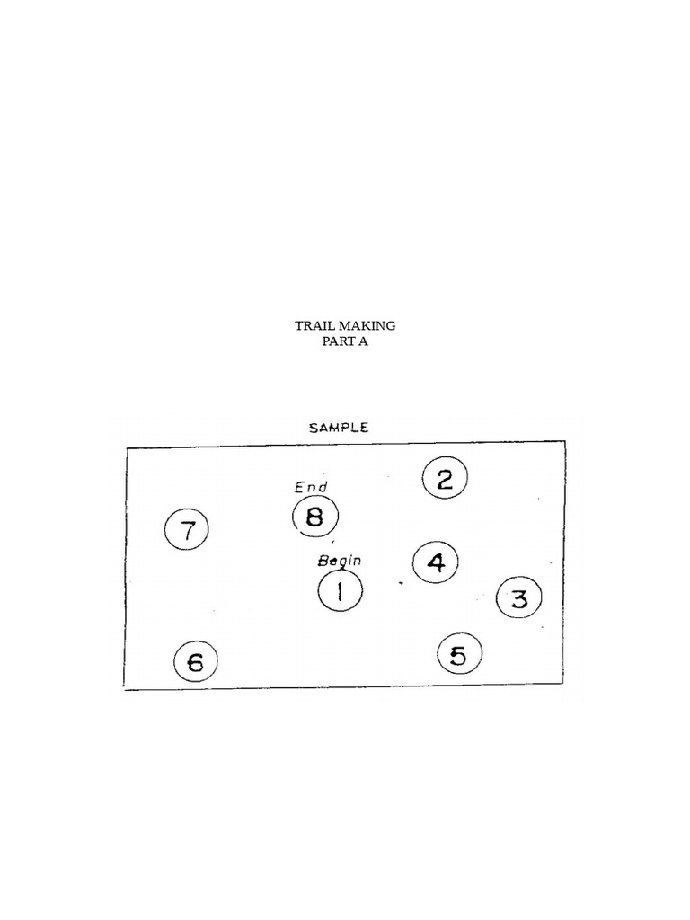 Trail Making Part A | PDF