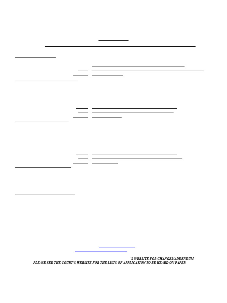 Supreme Court Schedule: Jan 20-24, 2025 | PDF | Supreme Court Of The ...