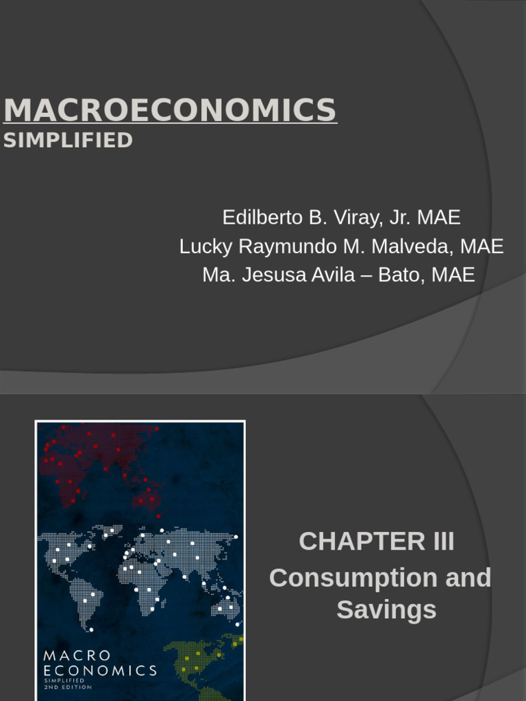 Macroeconomics Consumption | PDF | Consumption (Economics) | Demand