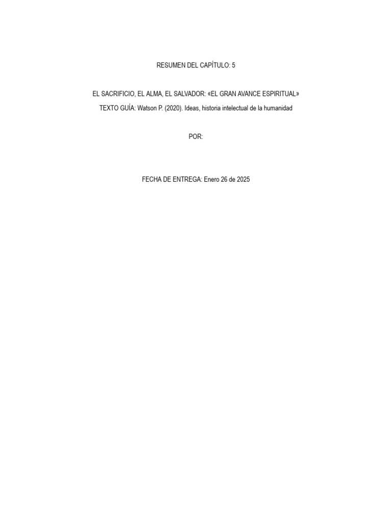 Capítulo 5 - Libro IDEAS | PDF | Alma | Deidades