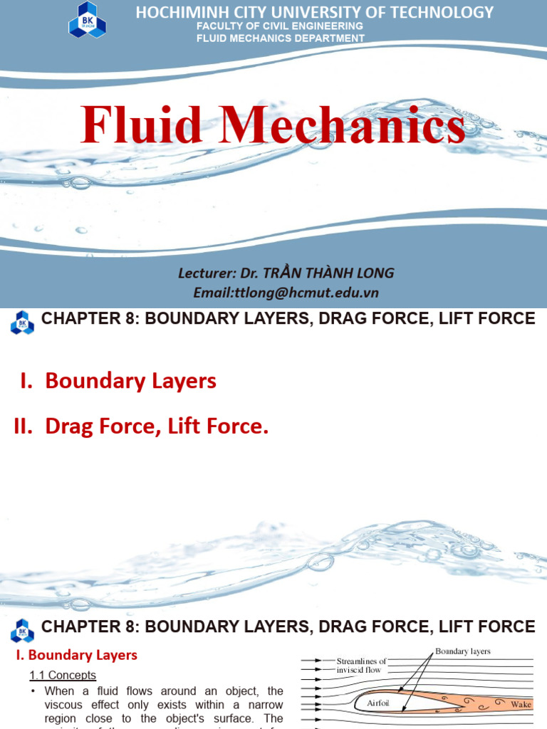 Boundary Layers and Fluid Forces Explained | PDF | Boundary Layer ...