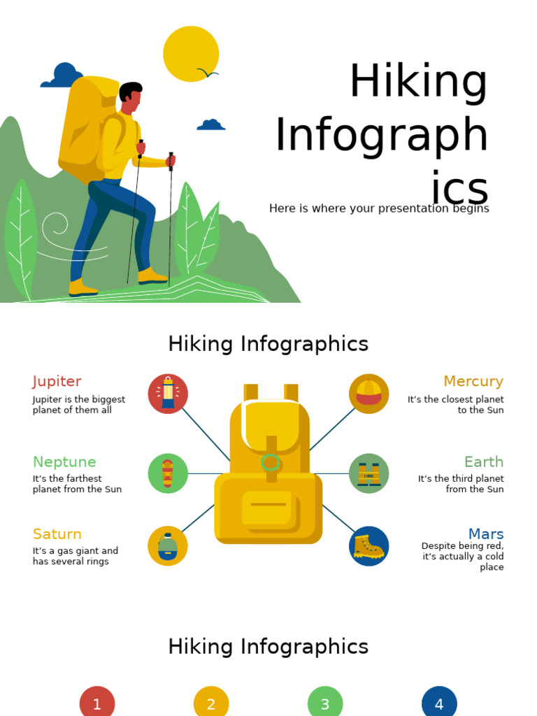 Hiking Infographics by Slidesgo | PDF | Planets | Planets In Astrology