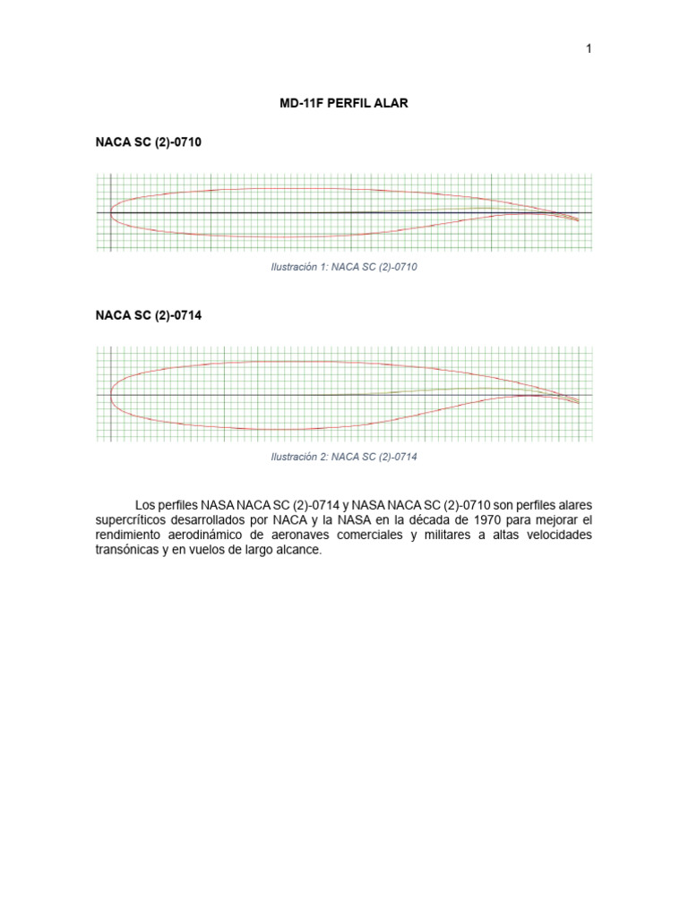Md-11F Perfil Alar NACA SC (2) - 0710 | PDF | Aeronave | Avion a reacción