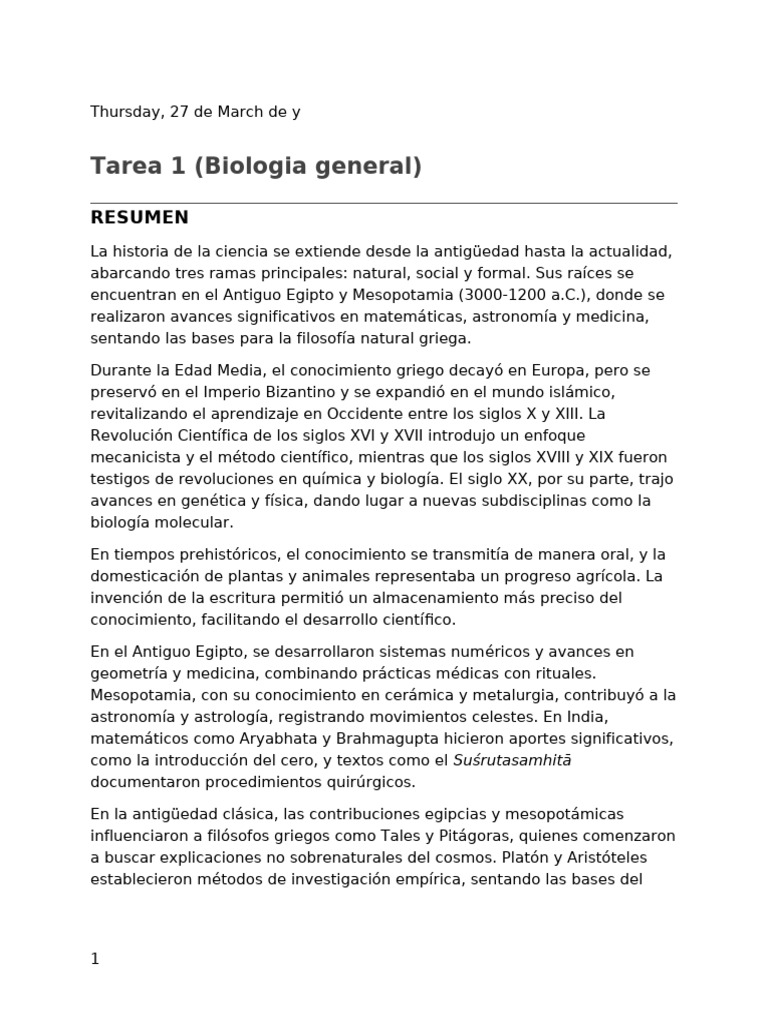TAREA1 | PDF | Science | Física