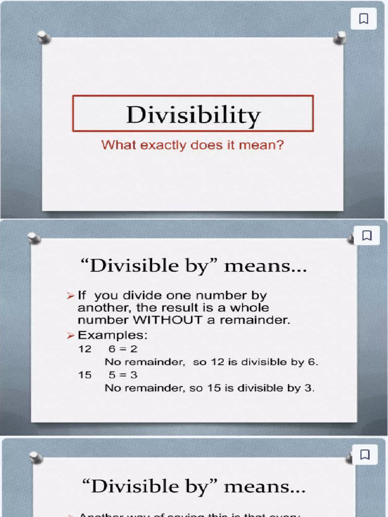 Divisibility Rules | PDF