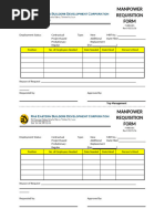 FORM-014 PRF Personnel Requisition Form | PDF | Labor | Business