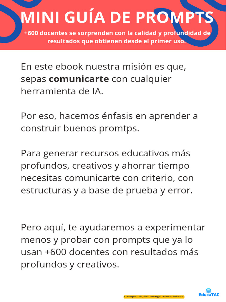 Mini Guía de Prompts para Docentes | PDF | Enseñando | Maestros