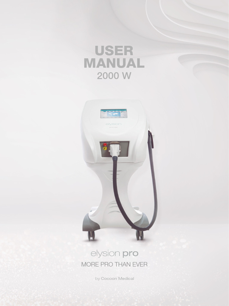 Elysion Pro Operator's Manual | PDF | Electrical Connector ...