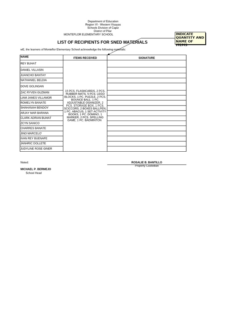 MOOE Liquidation Forms RANDY | PDF | Cheque | Cash
