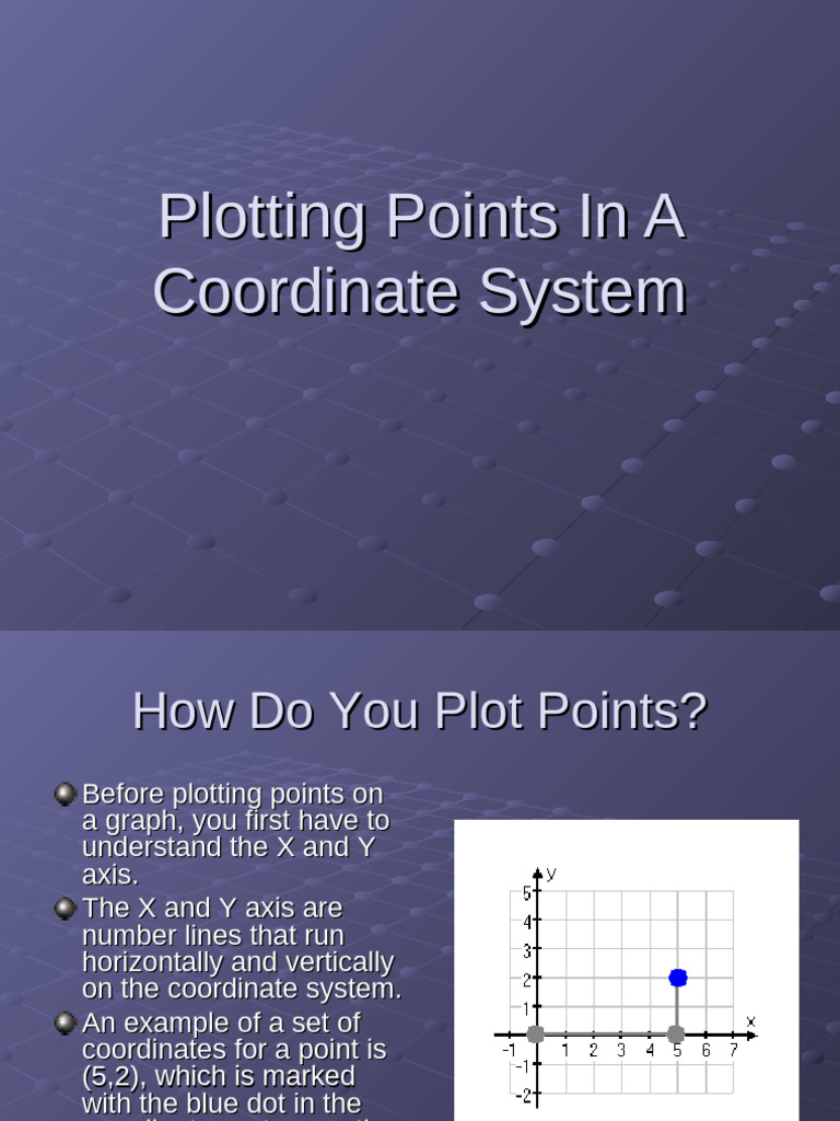 How to Plot Points on a Graph | PDF
