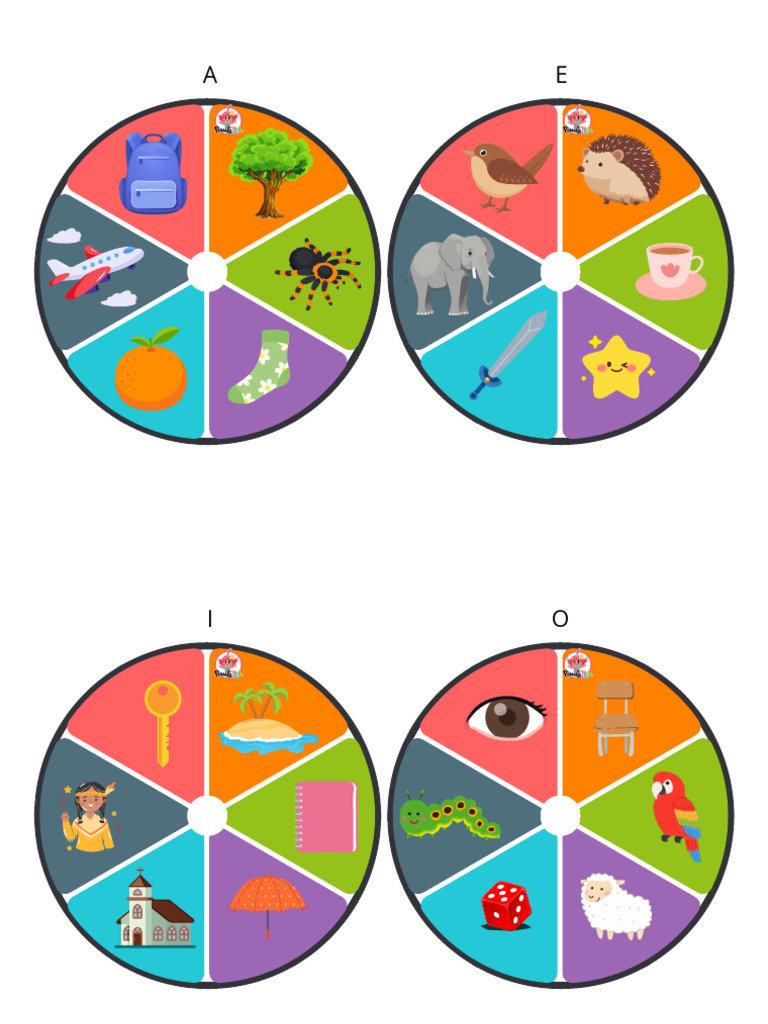 Ruleta de Las Vocales | PDF