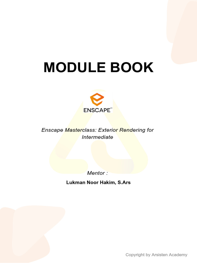 Module Book Enscape Masterclass Exterior For Intermediate - PDF 2 | PDF