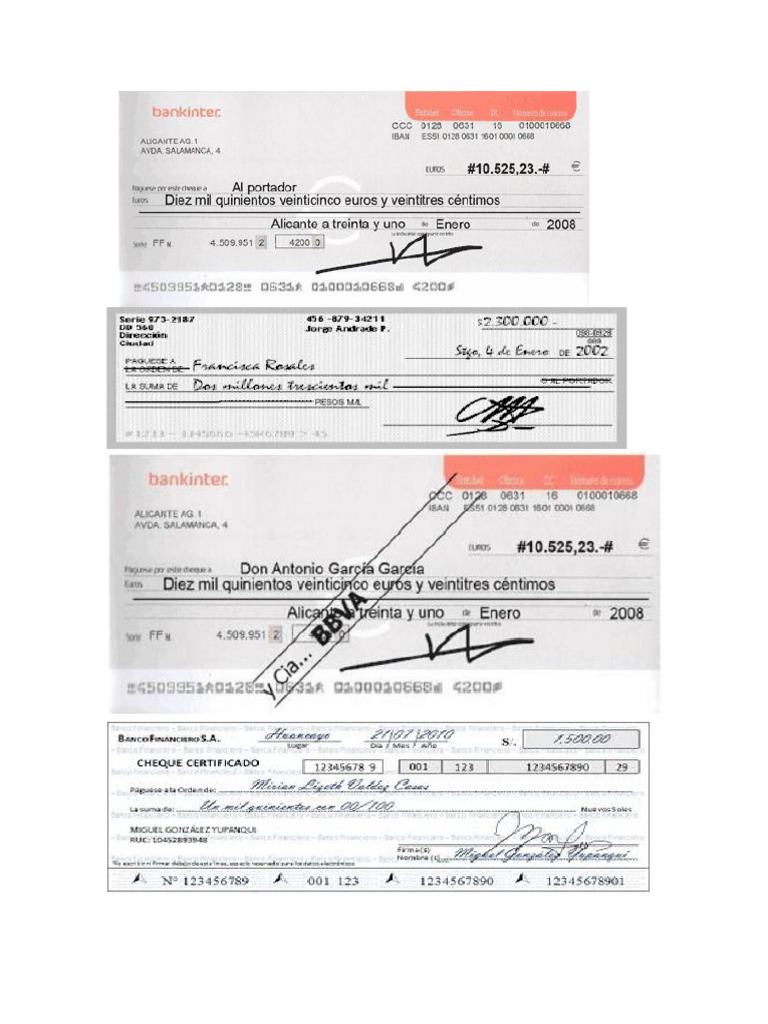 Cheques | PDF
