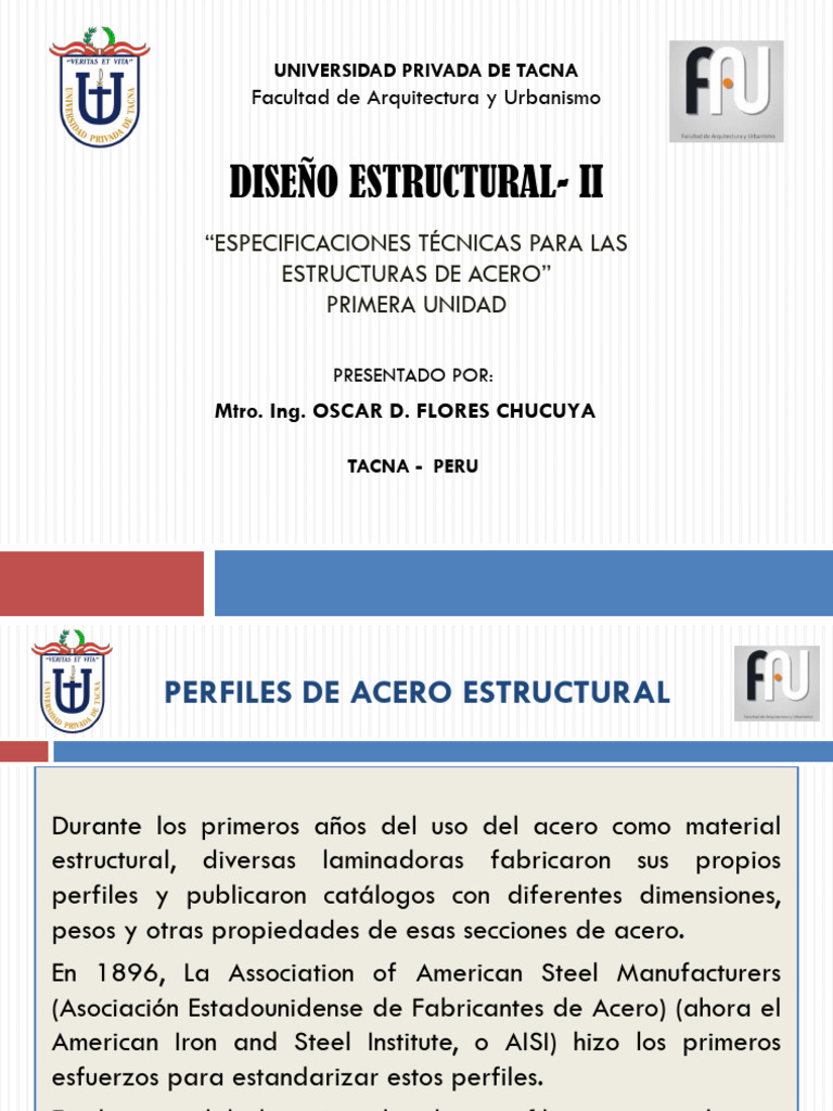 1.2 Esp. Téc. para las estructuras en acero - PPT_99c2feb52b1dbaa7aaa608f2cd297f16 | PDF | Acero ...