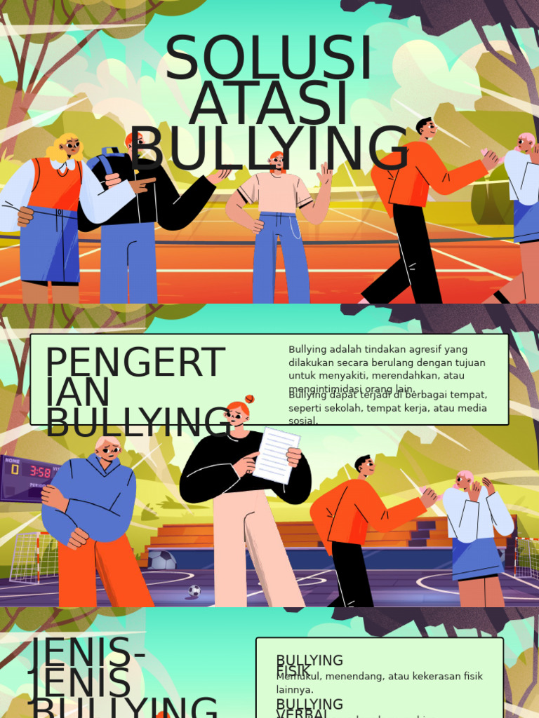 Solusi Menghadapi Bullying di Sekolah | PDF