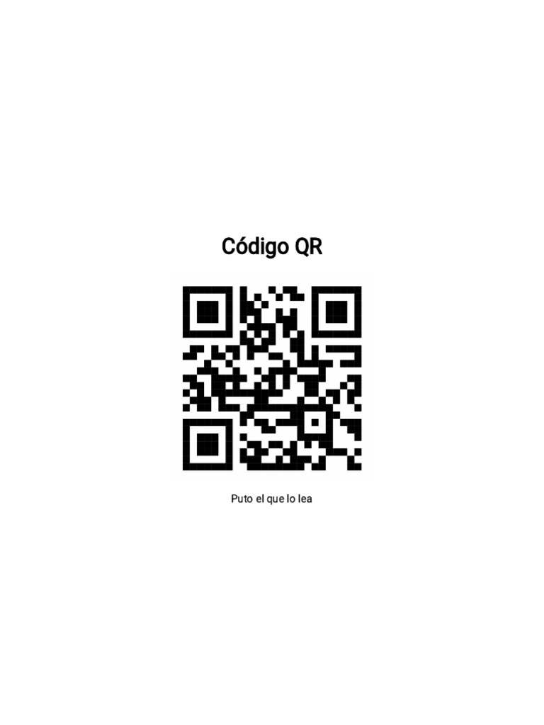 Código QR | PDF