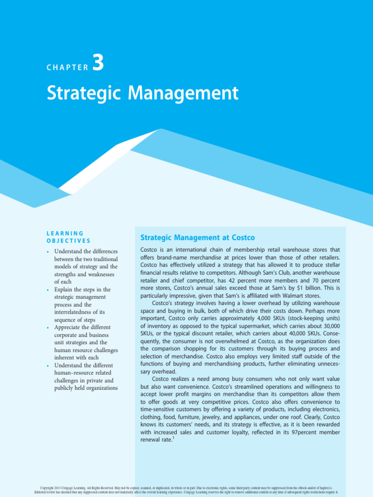 SHRM_unit02_Strategic Management | PDF | Costco | Strategic Management