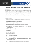 Demulsifier Bottle Test Procedure | PDF | Emulsion | Petroleum