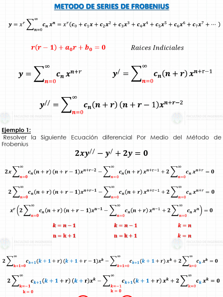 Metodo de Frobenius | PDF