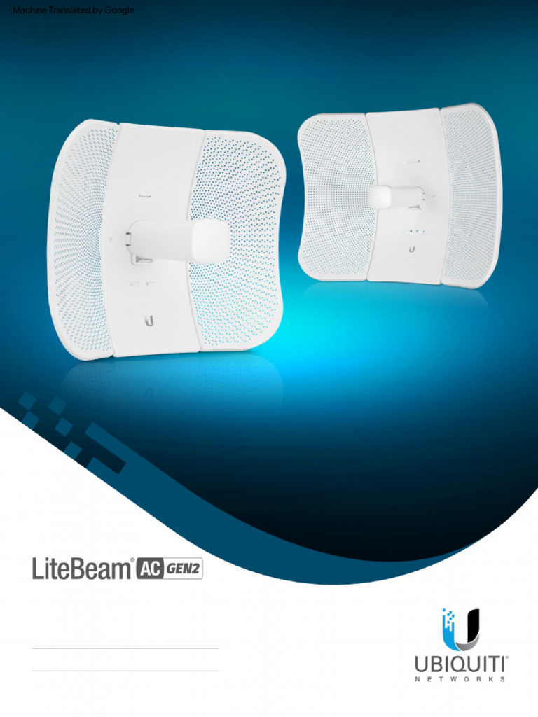 Características del LiteBeam 5AC Gen 2 | PDF | Aplicación movil ...