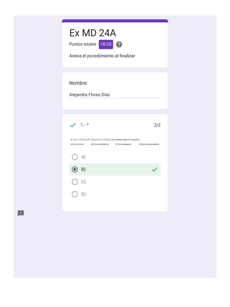 Ex MD 24A: Nombre | PDF