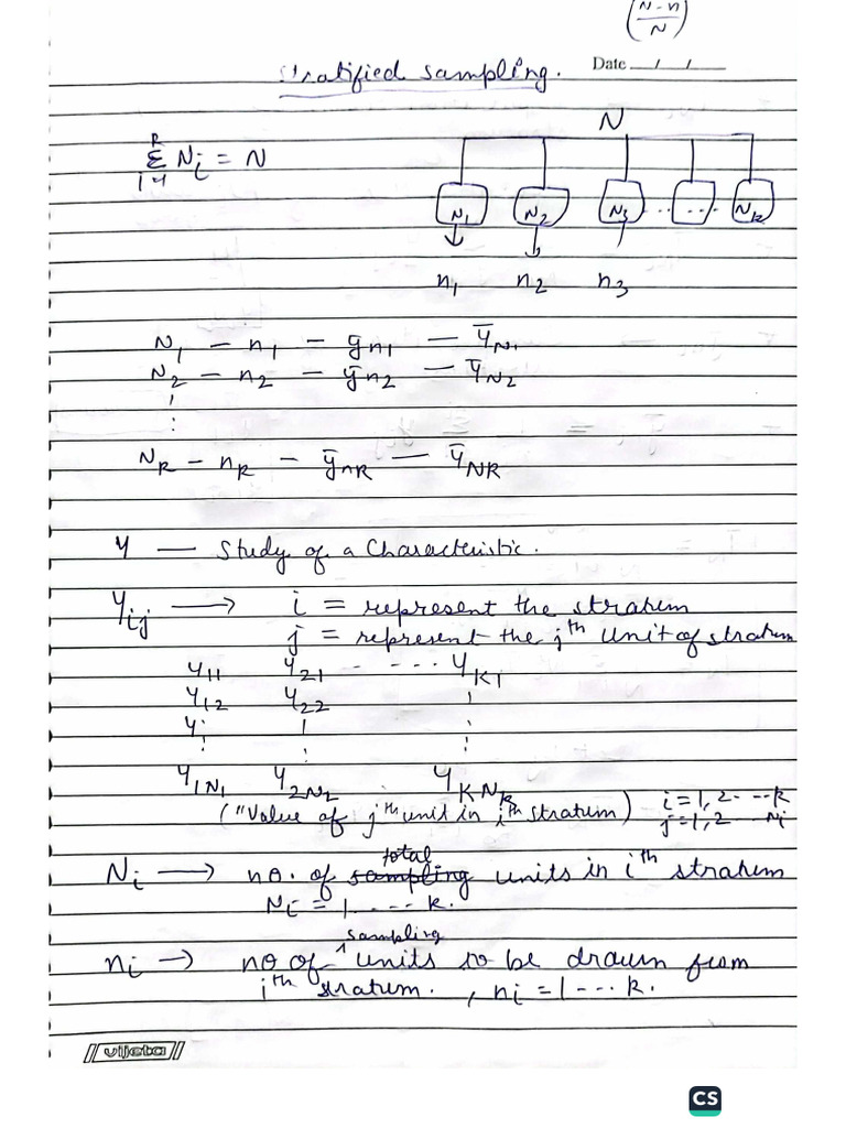 Stratified Sampling By Pm Pdf