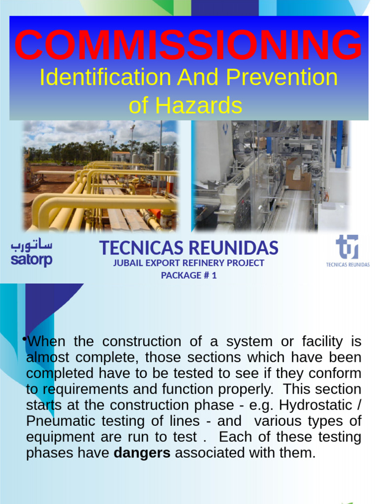 Commissioning Training | PDF | Safety | Occupational Safety And Health