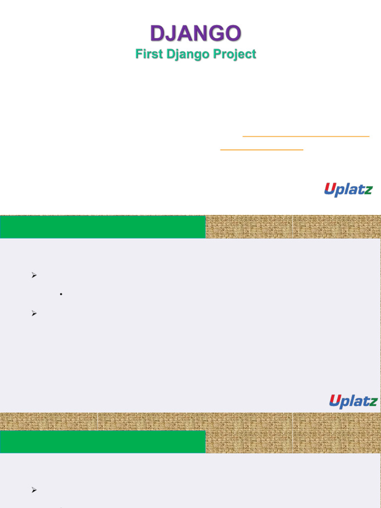 First Django Project | PDF