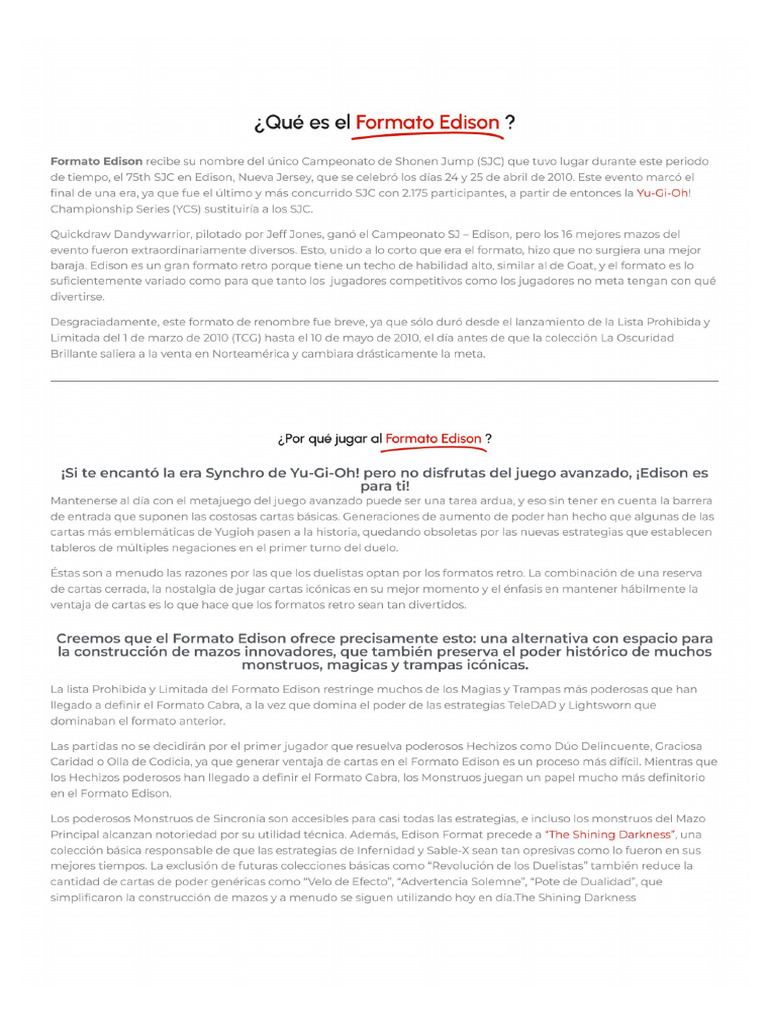 Guia Formato Edison - Asian Fantasy | PDF